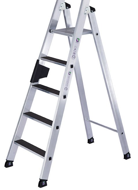 Stufenleiter Günzburger Steigtechnik für Lager, Halle und Werkstatt ...